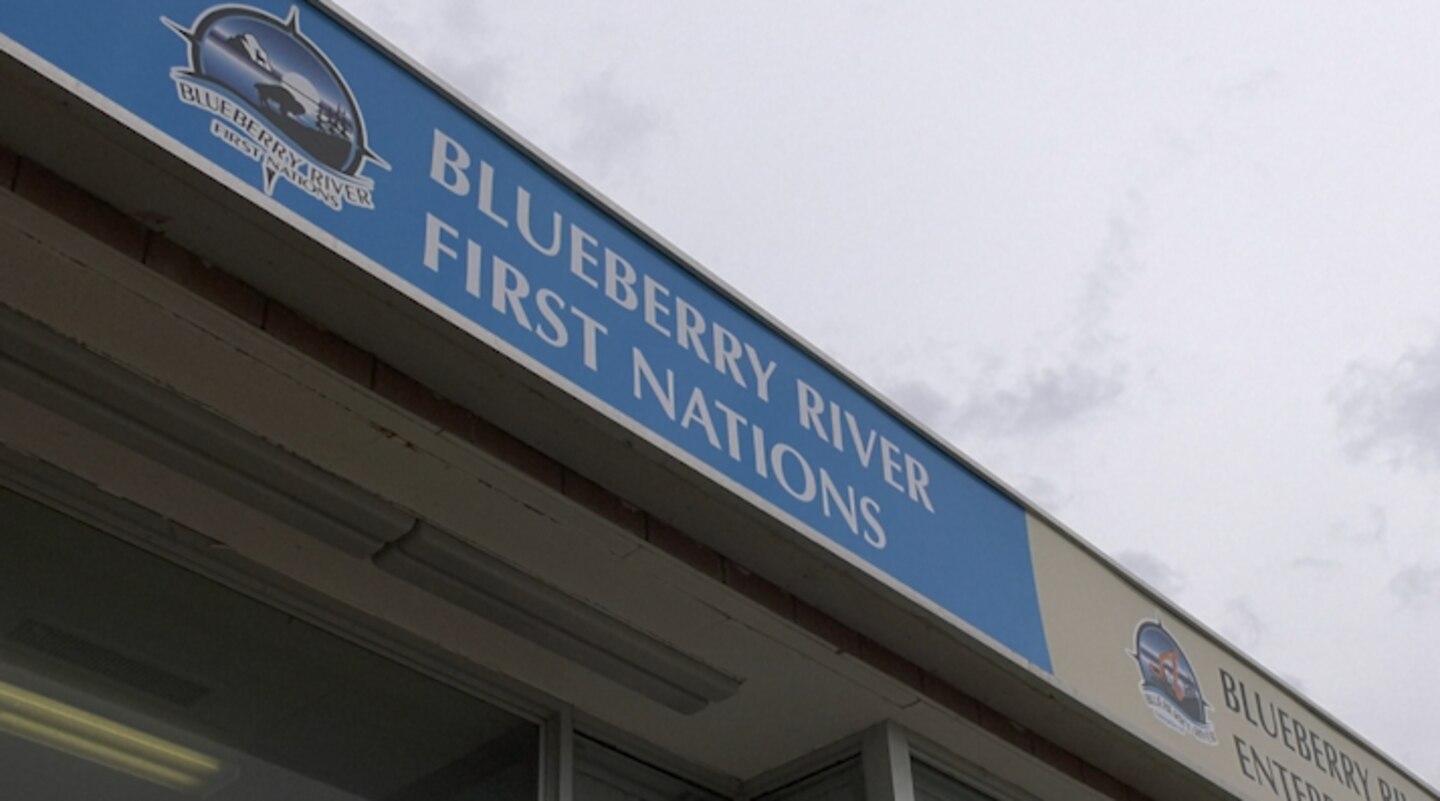 Members of Blueberry River First Nations block road to NorthRiver ...