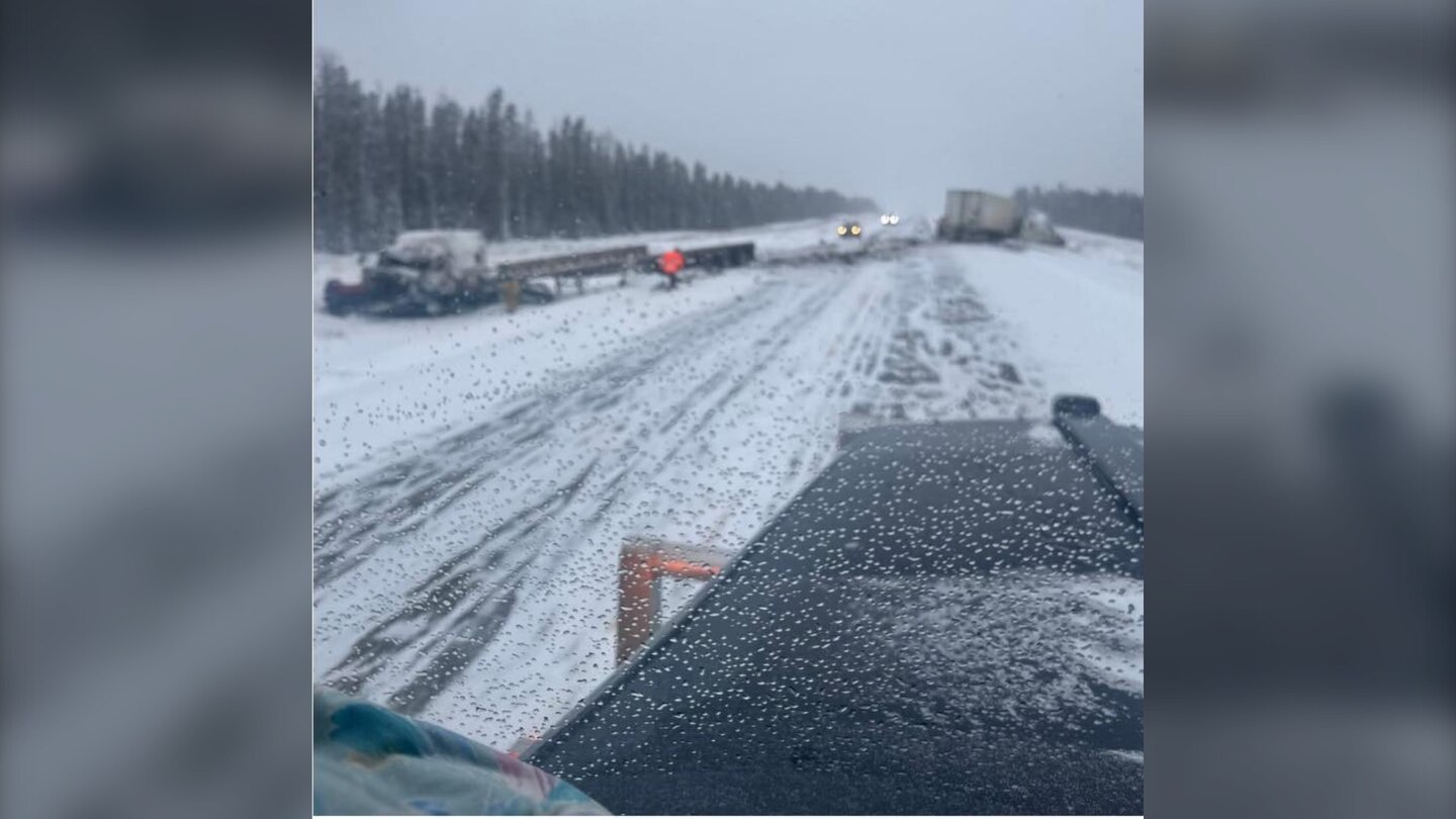 Harsh driving conditions lead to accidents, closure of Alaska Highway ...