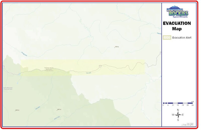 Evacuation Alert updated for Summit Creek Wildfire burning west of Fort ...